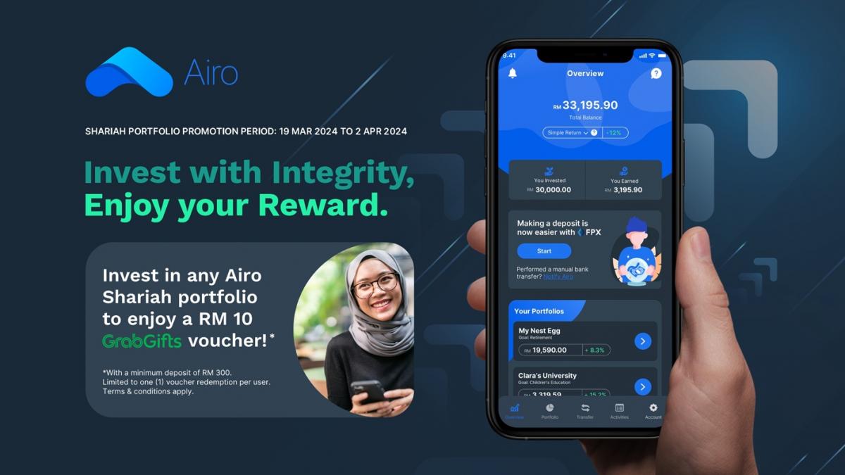 Robo-advisory firm Airo launches shariah-compliant portfolios